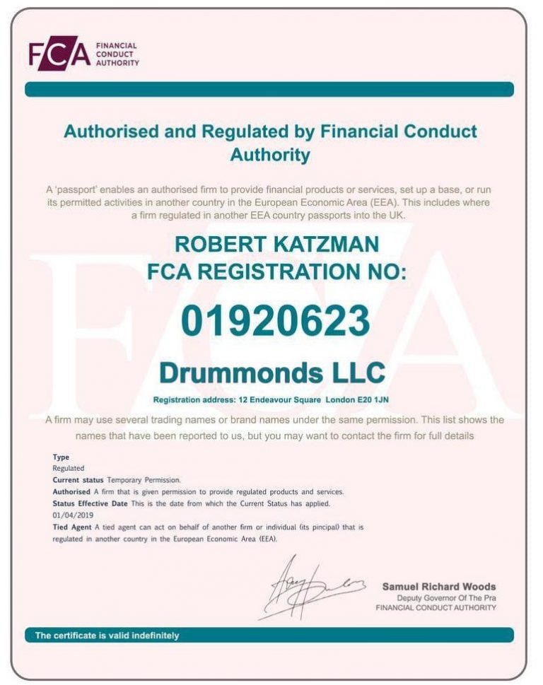 Роберт Кацман (Robert Katzman) и развод с упоминанием FCA и Binance ...